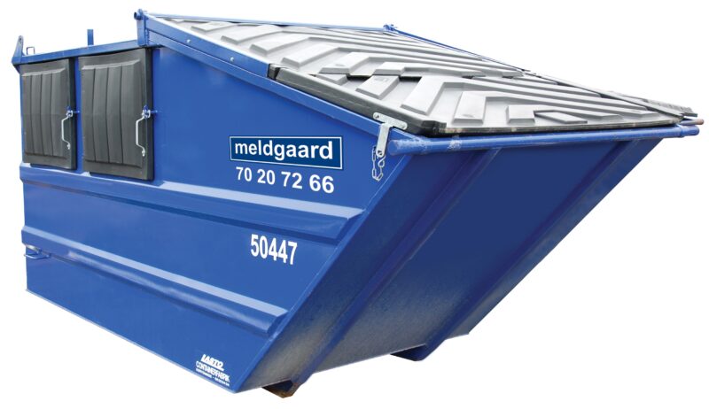 Vippecontainer l Lej kvalitets midicontainer | Meldgaard Miljø A/S